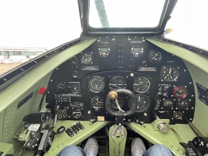 WWII Spitfire plane rises from the ashes and soars again