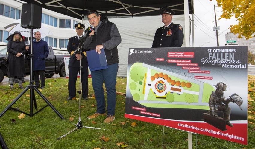 Fallen firefighters memorial breaks ground in St. Catharines