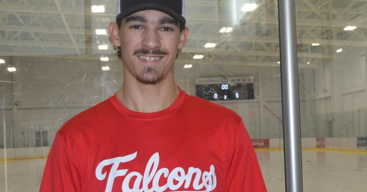 Jonah Boria named Falcons captain in final year of junior-B eligibility