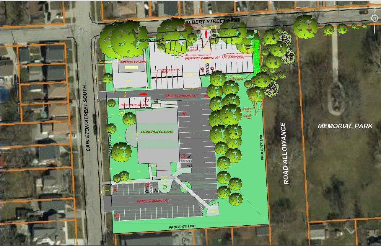 Parking lot expansion into Thorold’s Memorial Park delayed
