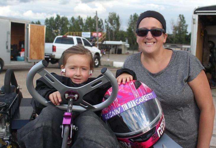 Go-kart racing satisfies five-year-old girl’s desire to ‘go fast’