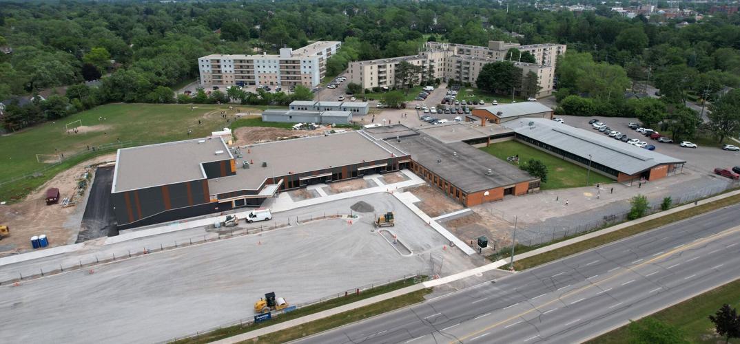 Parking lot upgrade nears completion at Fitch Street School