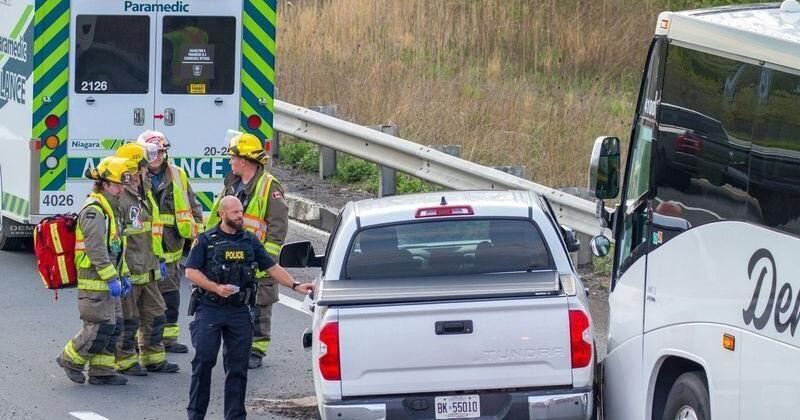 QEW collision sends one to hospital