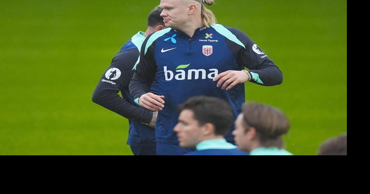 Haaland becomes Norway's joint all-time leading scorer in first game as ...