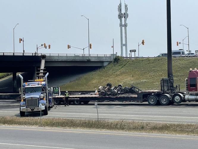 Two dead after trucks, passenger vehicle collide on Highway 401