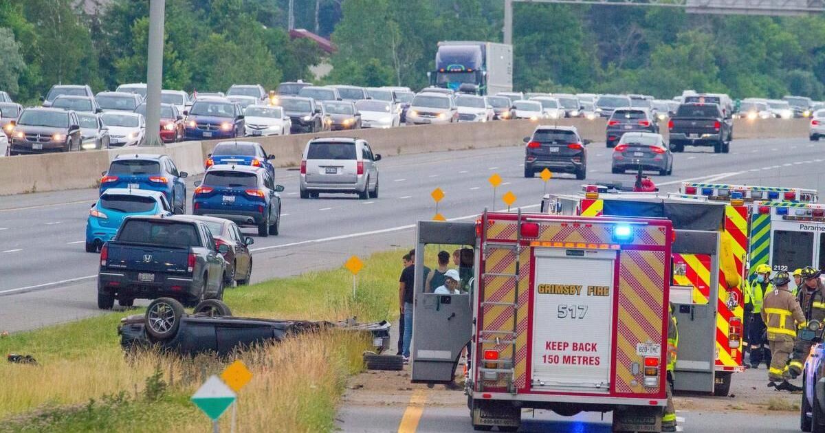 OPP blames racing for QEW crash