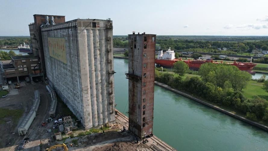50-metre tall Port Colborne marine tower tumbled for TV