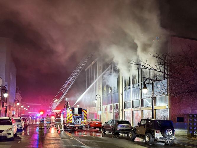 Former Standard building gutted by fire