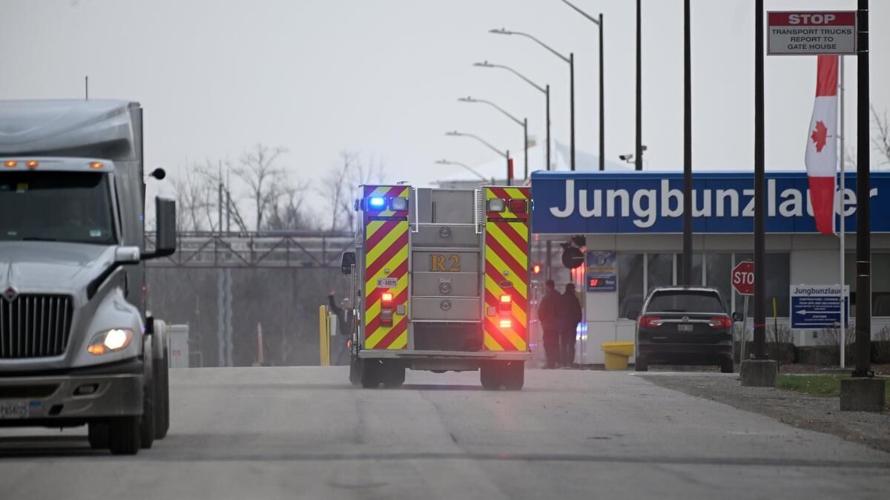 Caustic soda leaks from ruptured tank at Port Colborne’s Jungbunzlauer