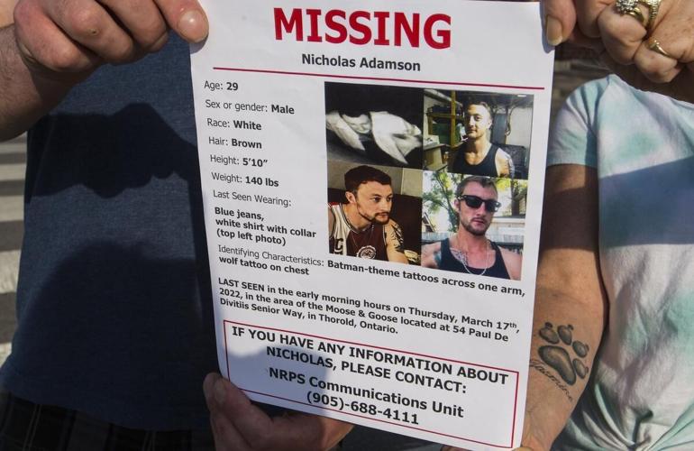 Family of missing Niagara man Nicholas Adamson seeks closure