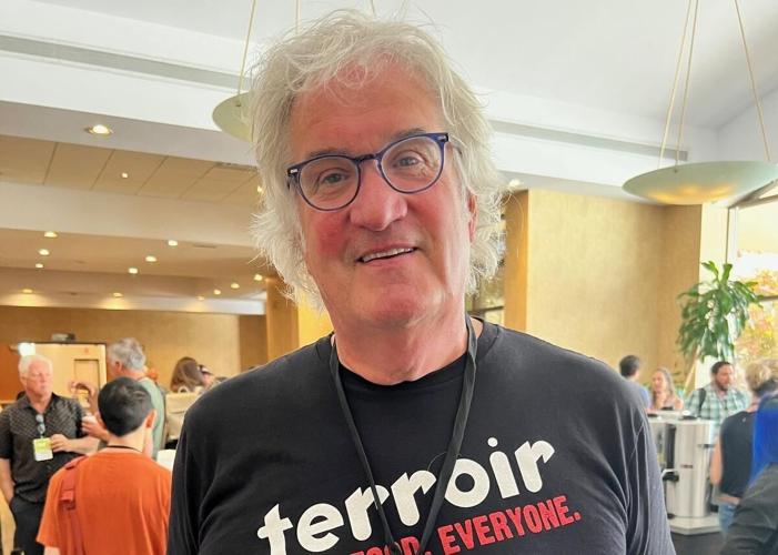 Sipping some Canadian Chardonnay at the School of Cool