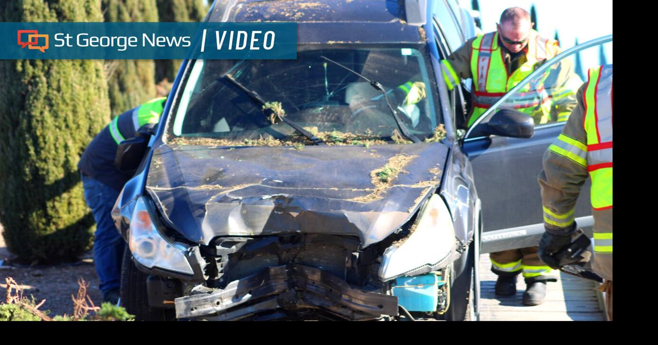 SUV takes out tree, 100 feet of fencing on Red Cliffs Drive | Local ...