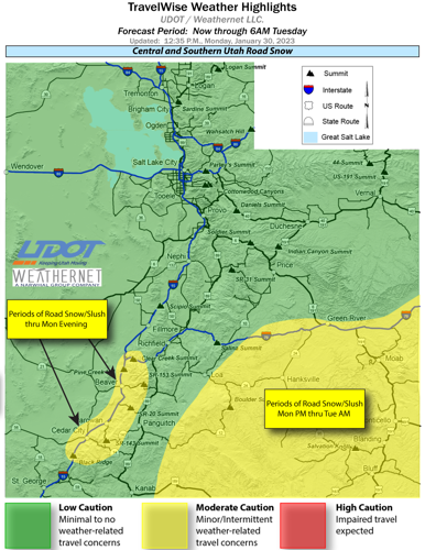 Bundle up! Wind chill, winter weather warnings cover 3 Southern Utah ...