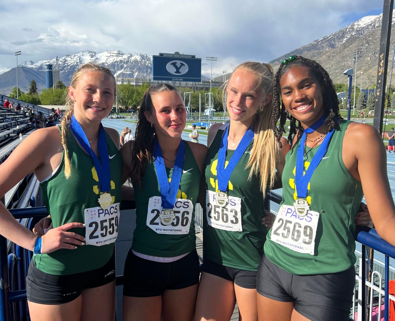 High school track: Snow Canyon's Nadauld, Brown eclipse records at BYU ...