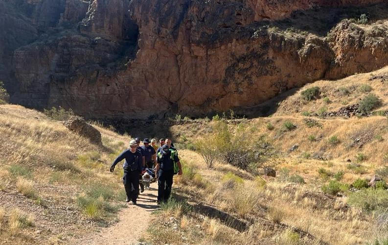 Teen transported to hospital after falling off trail in Hurricane ...