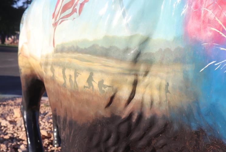 ‘Blazing Freedom’ bison unveiled in Washington City to honor veterans ...