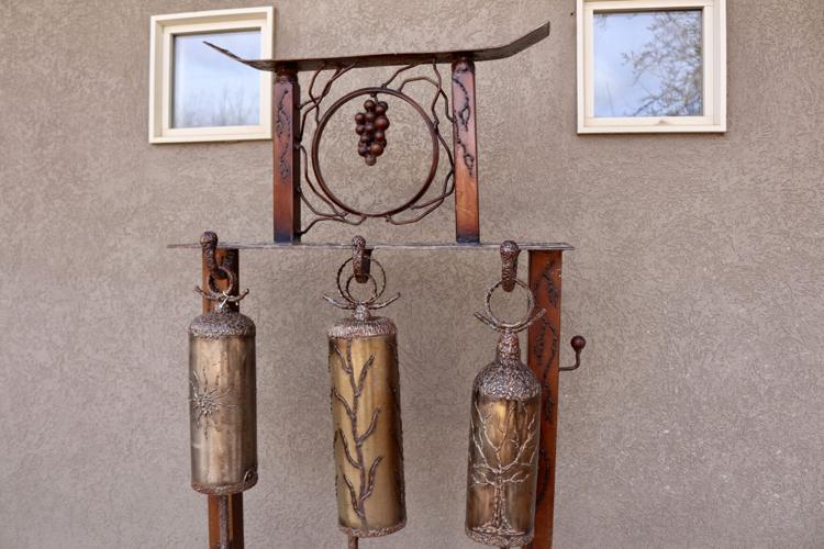 Good chimes: This artist crafts sculptures featuring ringable bells and ...