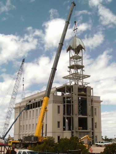 Here comes the steeple: LDS temple gets new top | Life | stgeorgeutah.com