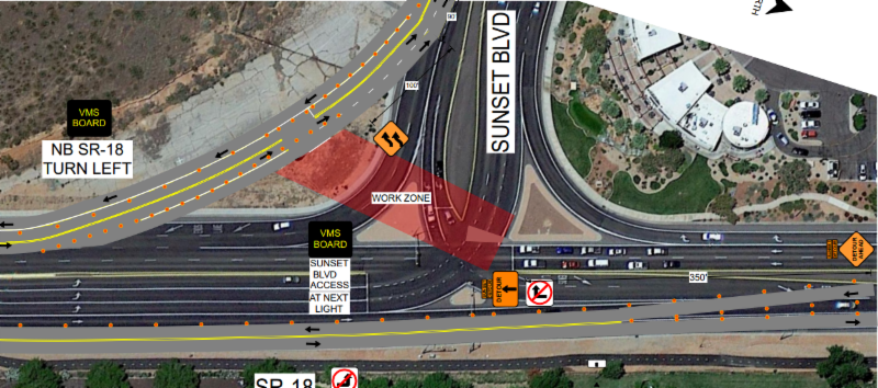 Traffic to realign around Bluff-Sunset intersection as roadwork ...