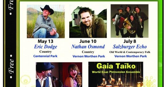 Eric Dodge headlines summer Concert in the Park series | Arts ...