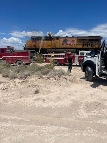 Firefighters extinguish locomotive fire near Beryl Junction | Local ...