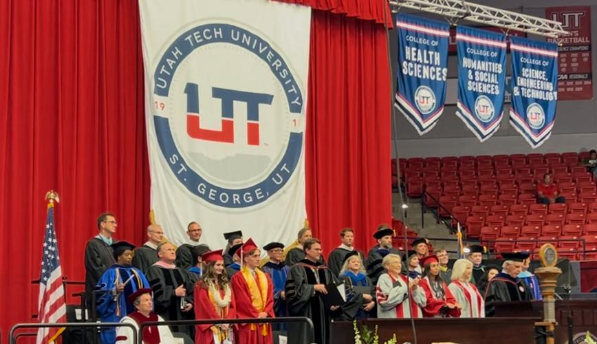Utah Tech graduates speak of future plans at split ceremonies | News ...