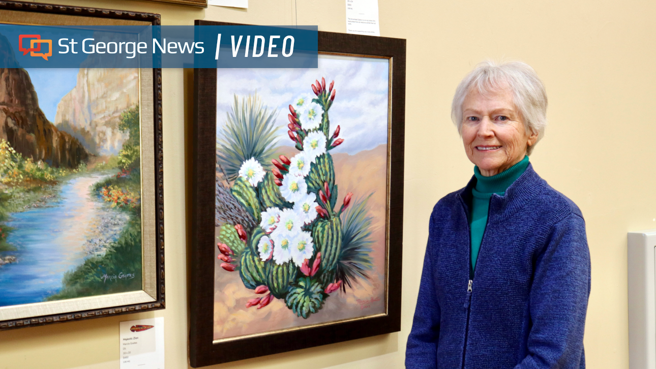 'Where I've been': St. George artist overcomes health setback to bring ...