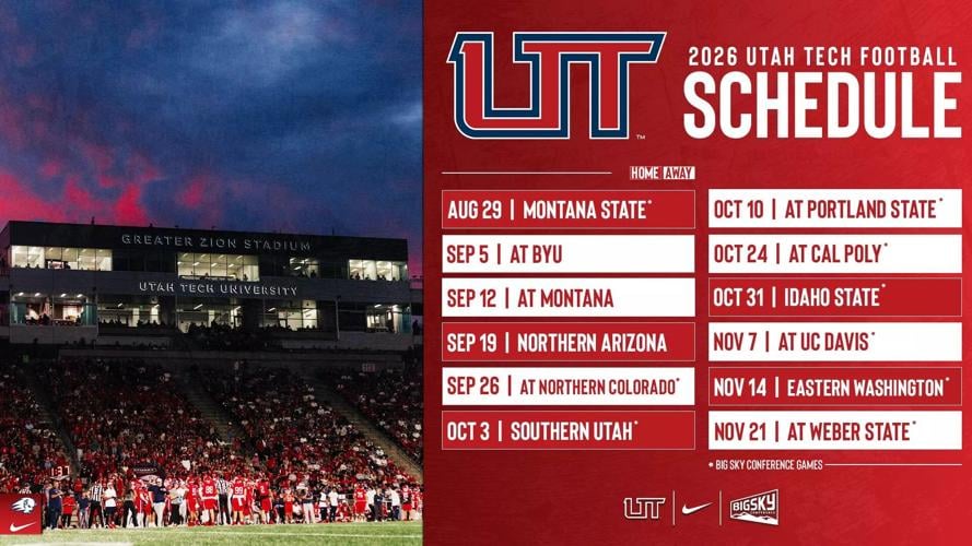 Utah Tech athletics: Football updates; new conference for 2 teams ...