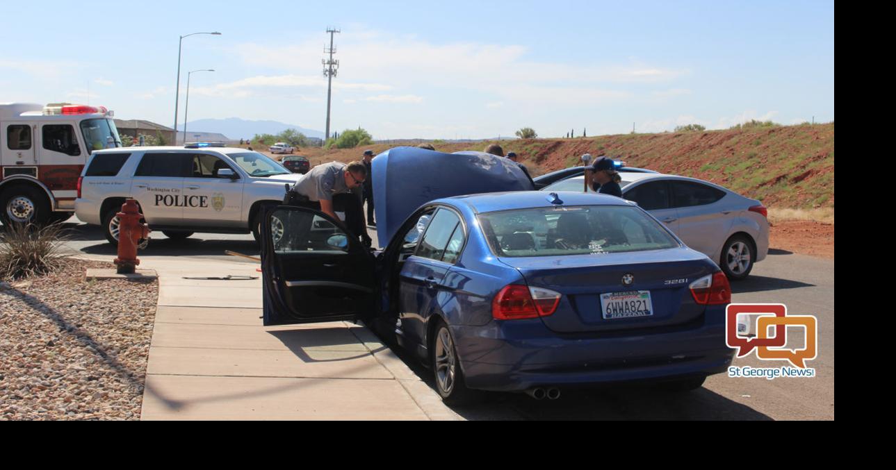 Police: Distracted driver smashes into 2 parked cars | Local News ...