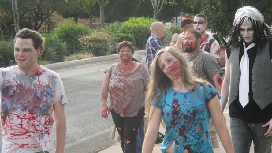 Annual Zombie Walk brings out shambling dead, food donations; STGnews ...