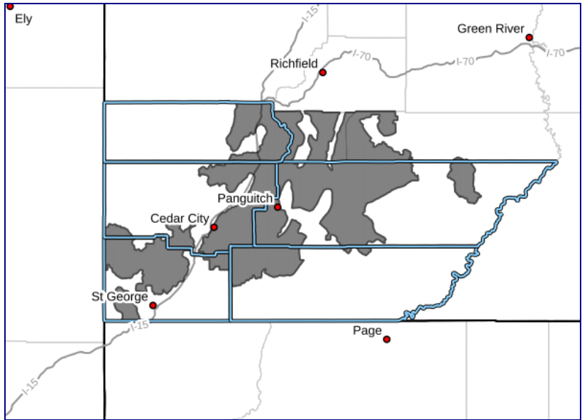 Weather service warns Southern Utah travelers of winter storm; up to 20 ...
