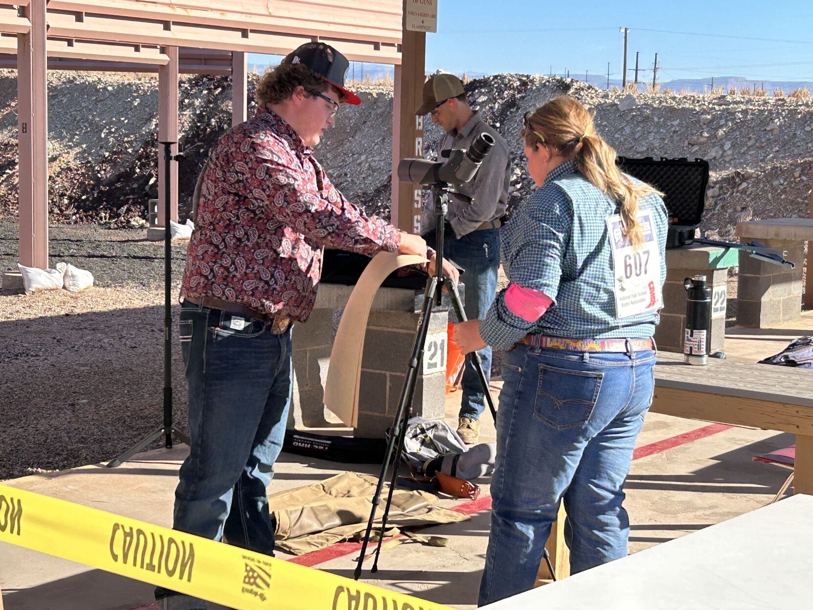Defending national champion among teenage shooters competing in ...