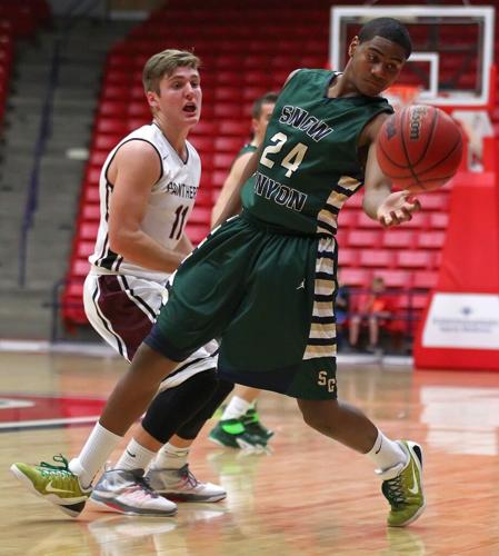 Defensive scrum at Burns Arena as Pine View edges Snow Canyon | Pine ...