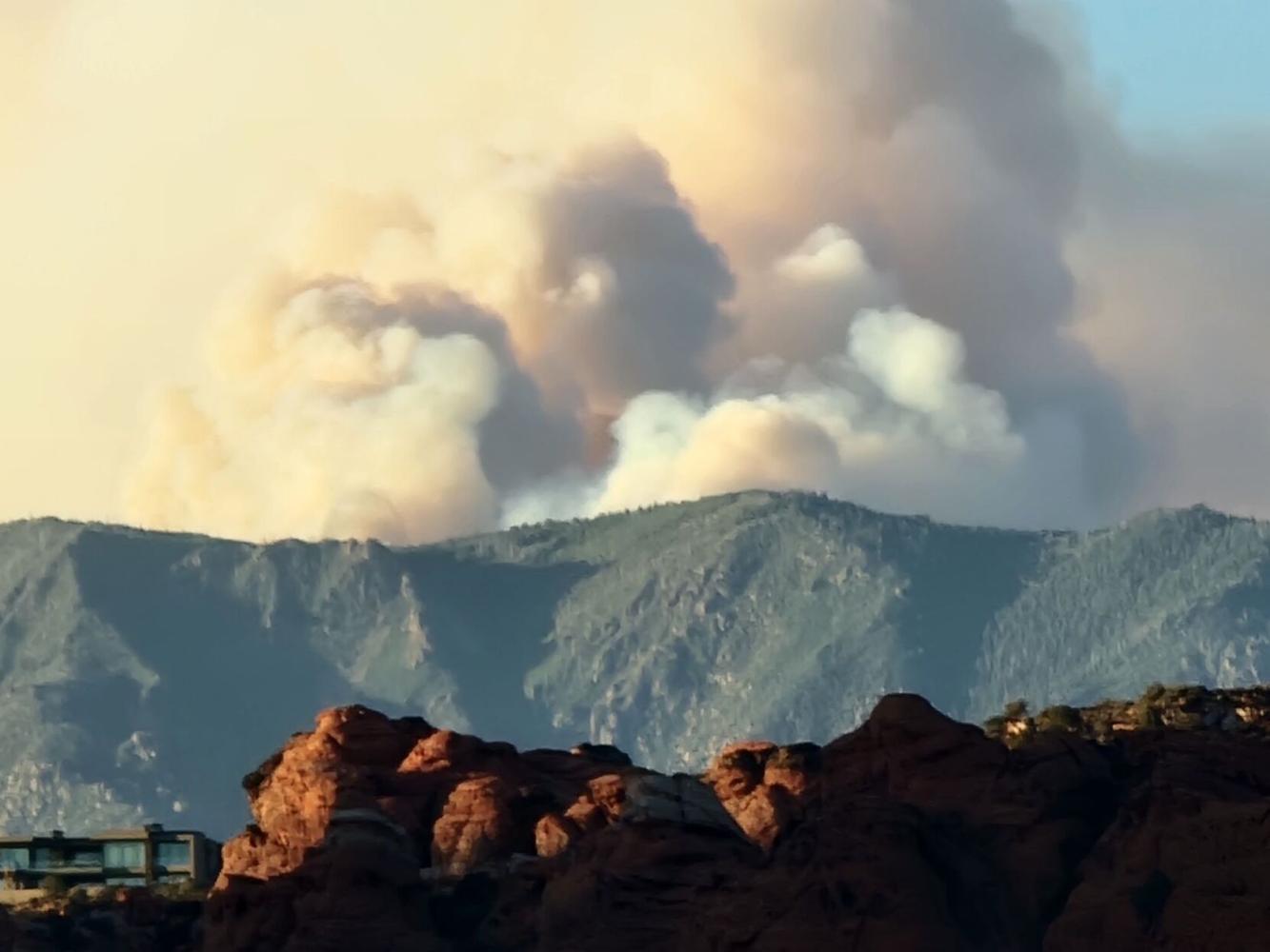 Forsyth Fire near Pine Valley grows to approximately 1,000 acres ...