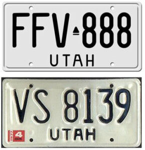 Utah special license plate goes mainstream; license plates from the ...