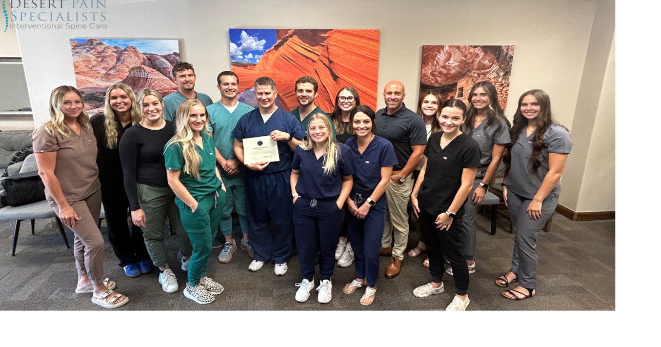 Desert Pain Specialists Cedar City named a Center of Excellence for ...