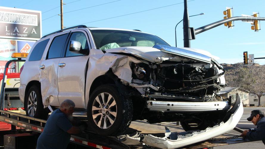 3 people taken to hospital after Telegraph Street collision | Local ...