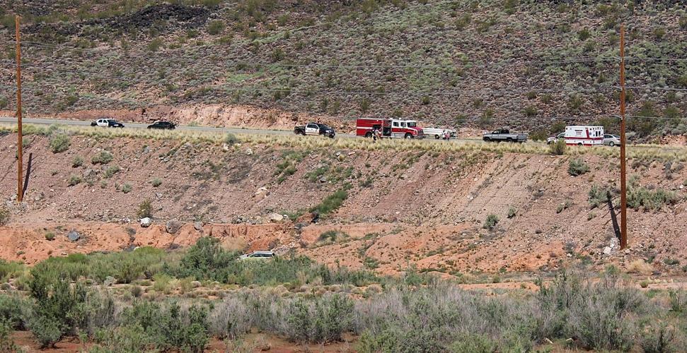 SUV veers off and over drop-off, into ravine near Coral Canyon ...