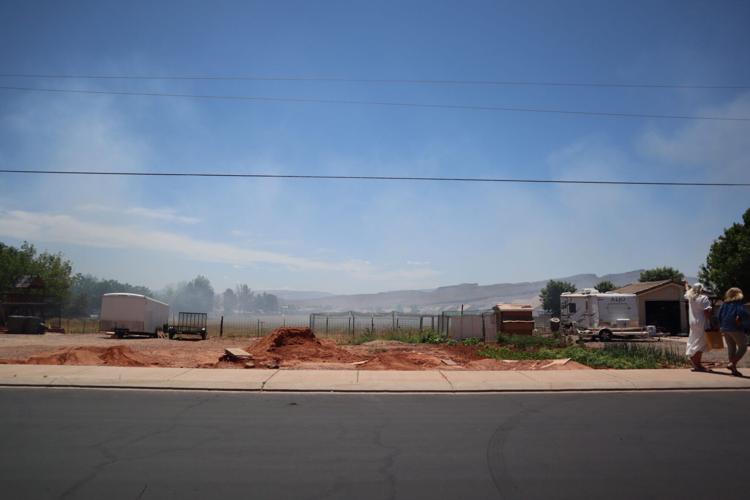 Multiple agencies respond to rapidly spreading brush fire that causes ...