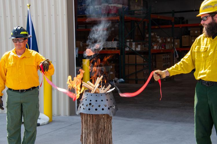 Forestry and fire officials open wildland fire cache in south-central ...