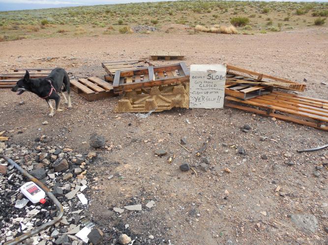 ‘Clean up after yerself’; Desert RATS picks up shooting debris, burn ...