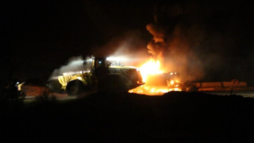 Semi carrying 900 gallons of fuel goes up in flames | Local News ...