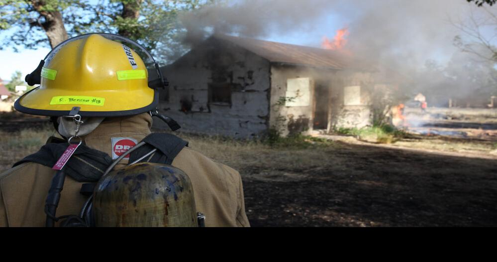 Burn the house down; Parowan Fire Department’s dual-purpose exercise ...