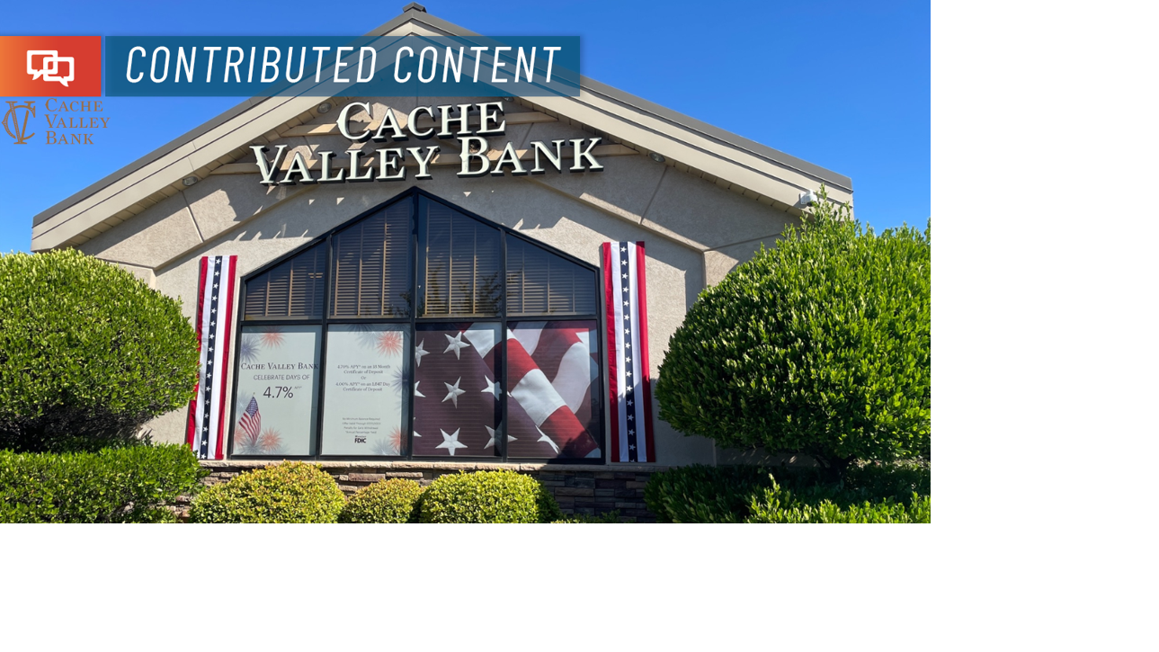 Utah’s pioneer spirit is alive and well at Cache Valley Bank, a true ...