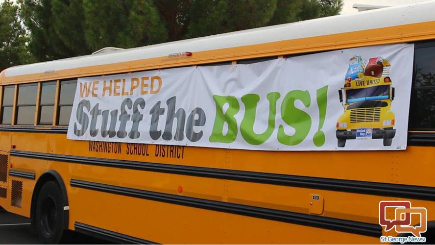 ‘Stuff the bus’ event gathers school supplies | Events | stgeorgeutah.com