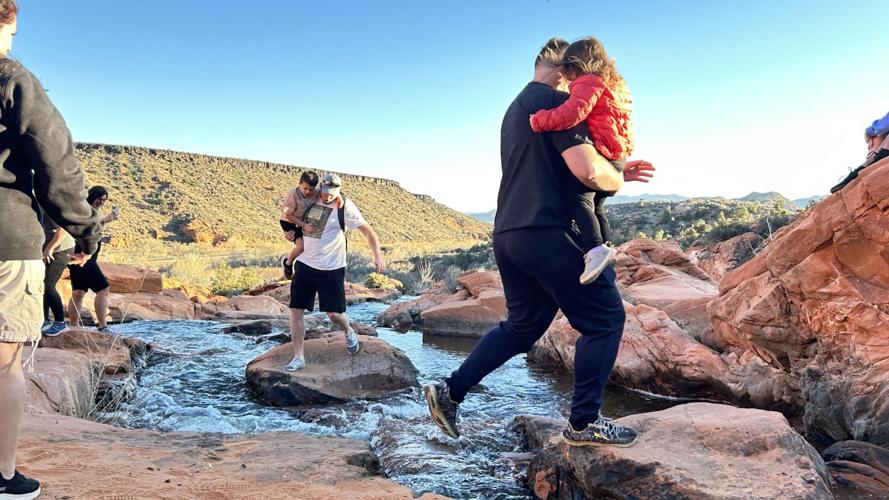 State park officials stress safety as Gunlock waterfalls make an early ...