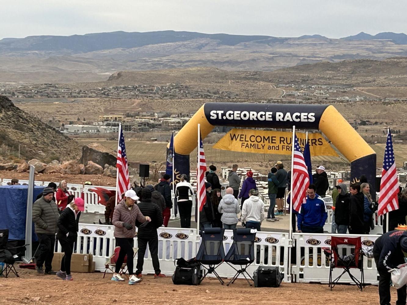 St. George runners brave the cold, feel the burn in 333-step Dragon's ...