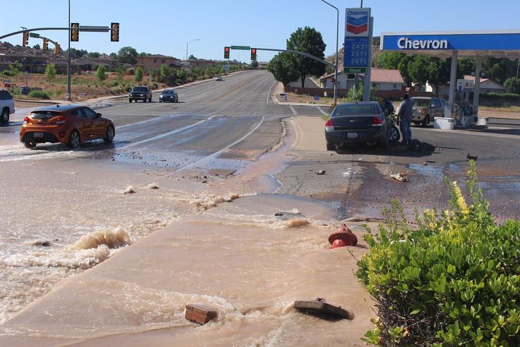 Car shears off a fire hydrant when steering malfunctions | Local News ...