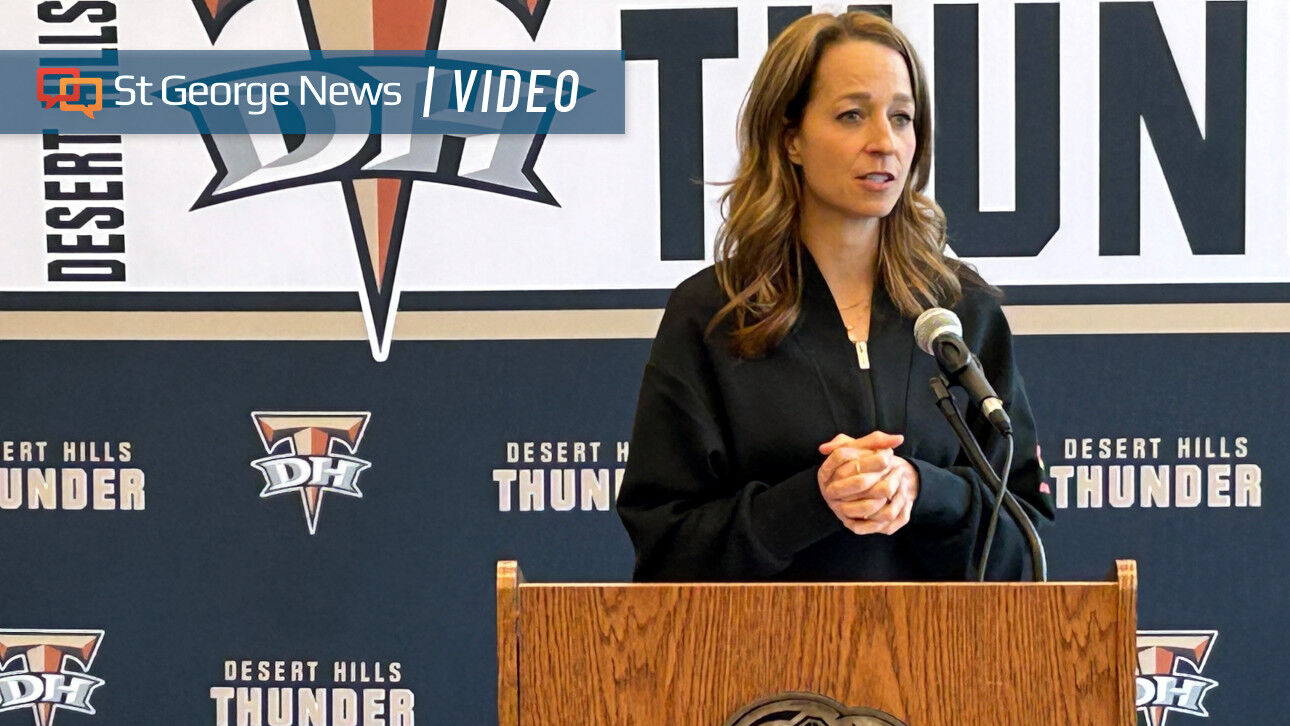 Utah 1st Lady Abby Cox visits Desert Hills High School for Unified ...