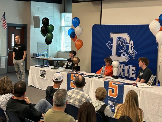 Basketball, soccer stars at Dixie High School sign to take their skills ...